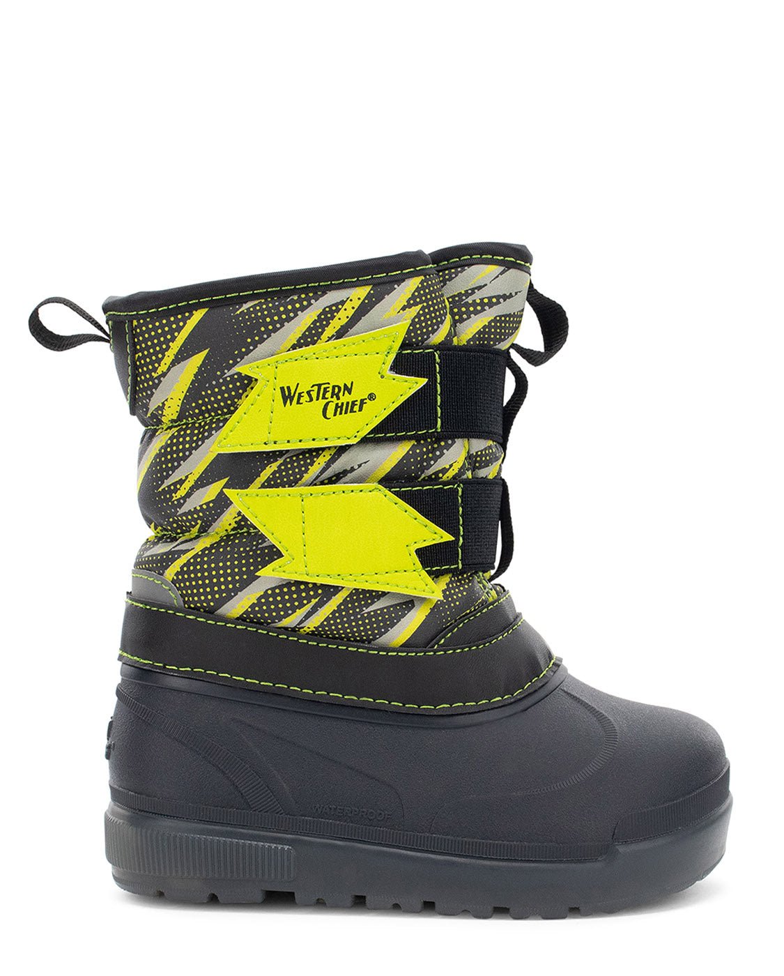 Kids Denali Lighted Faux Fur Cold Weather Boot - Charcoal – Western Chief