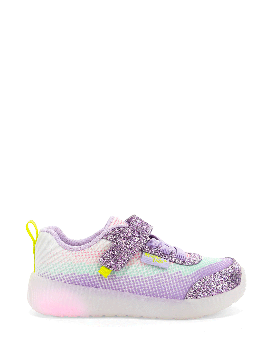 Western Chief Kids Lighted Flash Feet Sneaker - White
