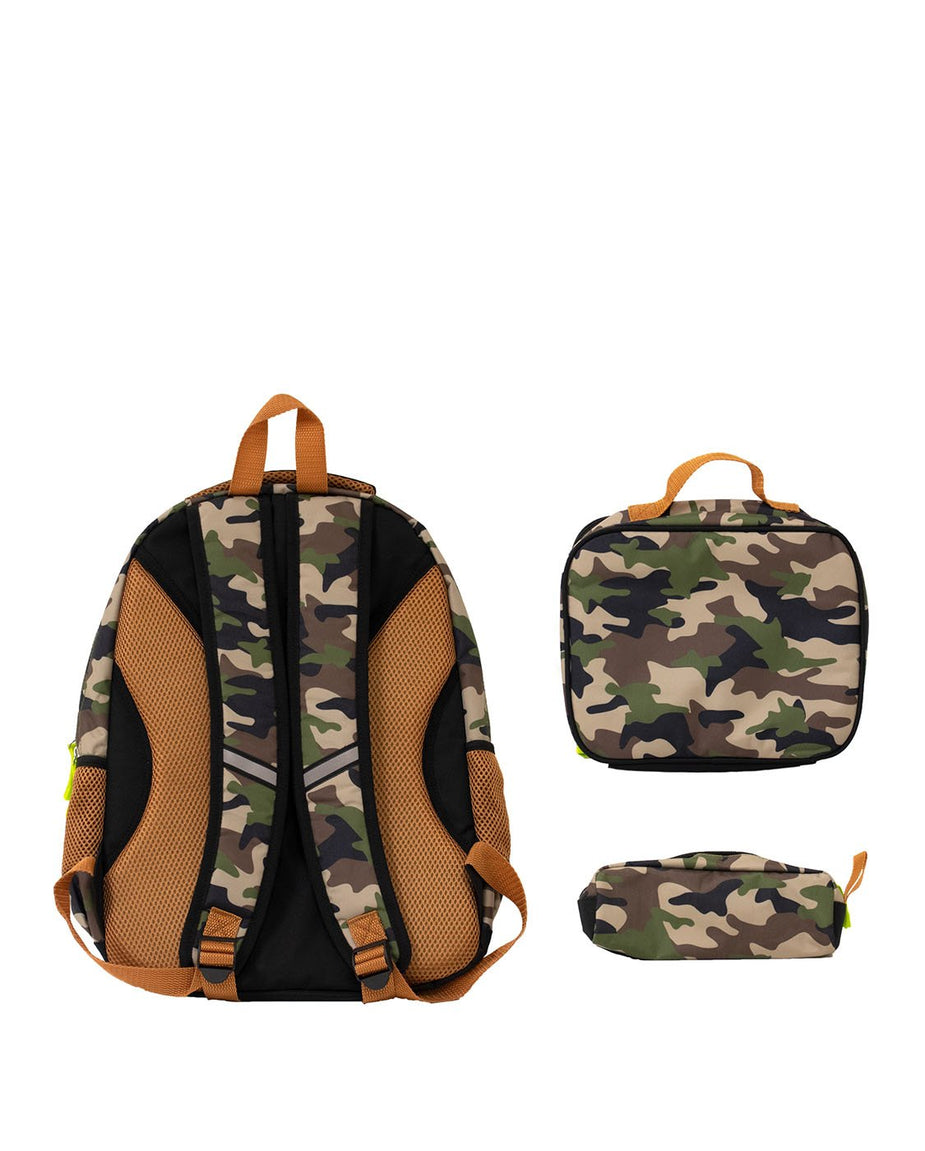 Western Chief Kids Camo Backpack Bundle - Olive