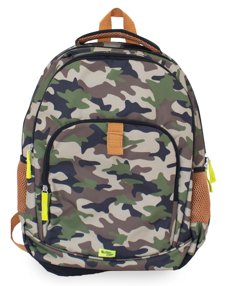 Western Chief Kids Camo Backpack Bundle - Olive