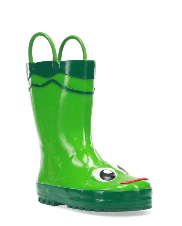Western Chief Kids Rain Boots | Kids Frog Rain Boots - Green