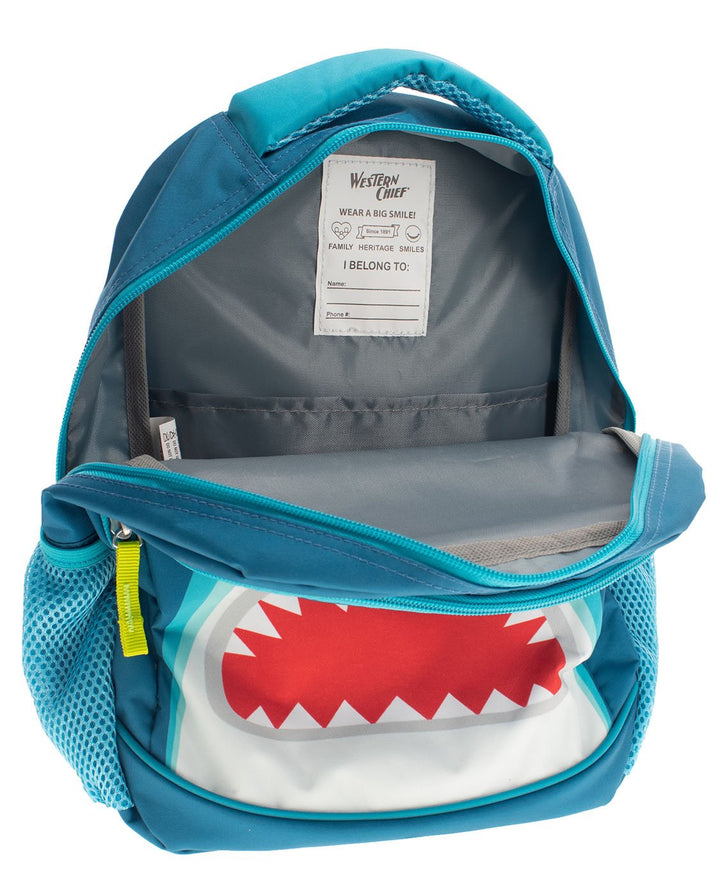 Western Chief Kids Mini Shark Backpack - Blue
